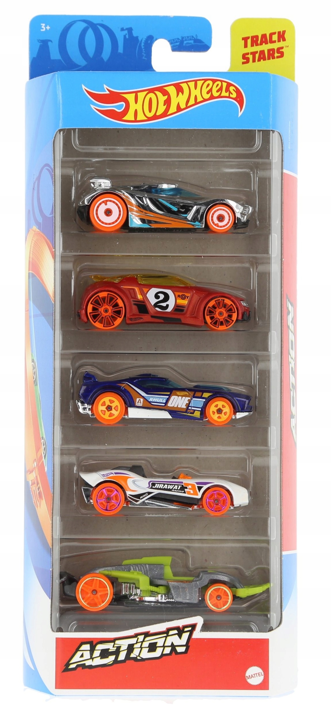 Hot Wheels Track Stars mudelautode 5-pakk | Poolehinnaga.ee e-pood